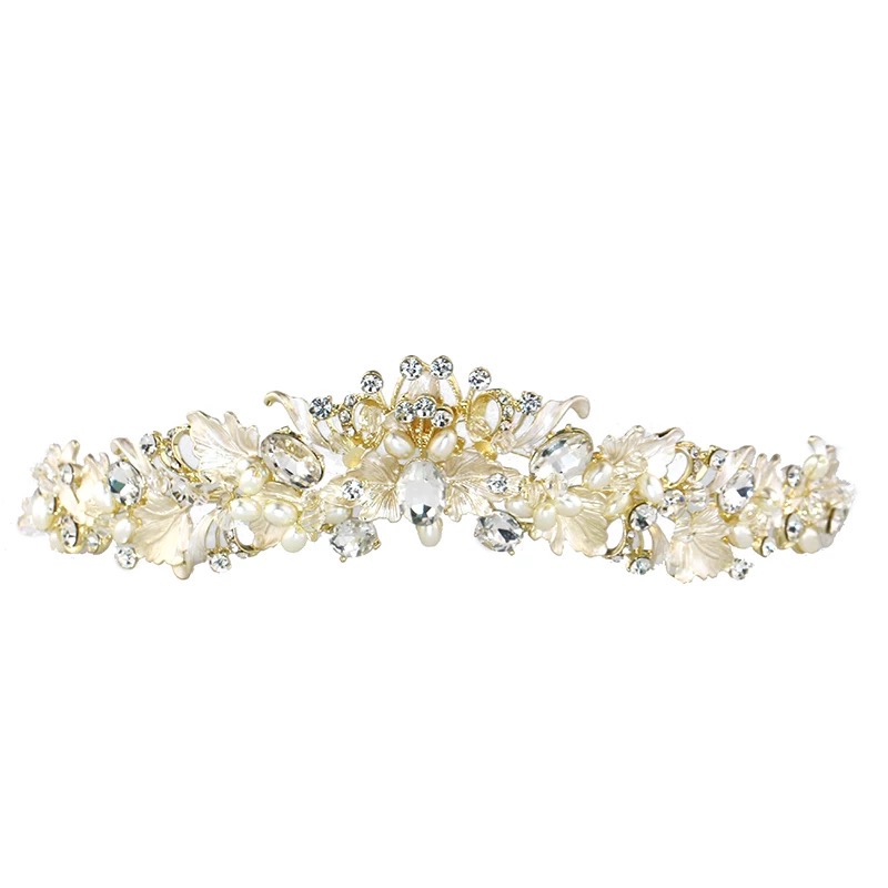 Athena Collection - Divine Tiara - Gold Ahb139 | Athena Bridal ...