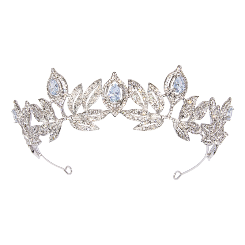 Athena Collection - Glam Crystal Vine Tiara - Ahb80 | Athena Bridal ...