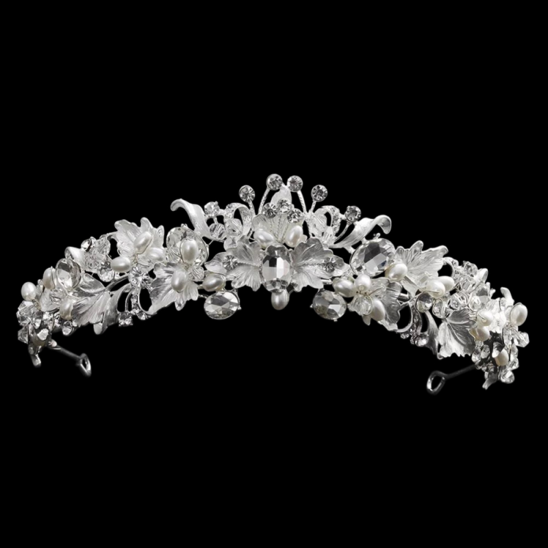 Athena Collection - Divine Tiara - Ahb139 Silver | Athena Bridal ...