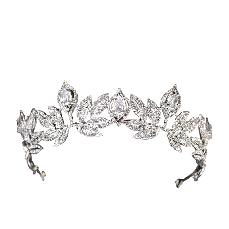 Athena Collection - Glam Crystal Vine Tiara - Ahb80 | Athena Bridal ...