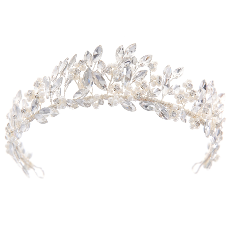 Athena Collection - Divine Grace Tiara - Ahb205 Silver | Athena Bridal ...