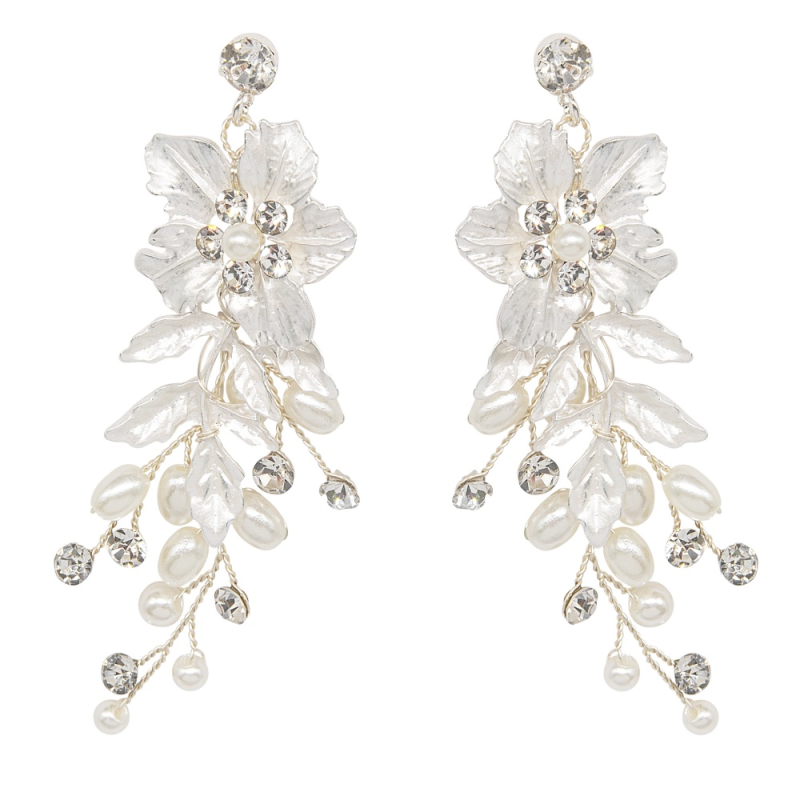 Athena Collection - Exquisite Jewelled Necklace Set - Cznk164 Silver ...