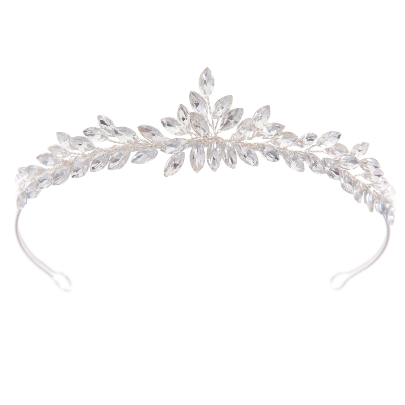 Athena Collection - Dainty Diva Tiara - Ahb204 -Silver | Athena Bridal ...