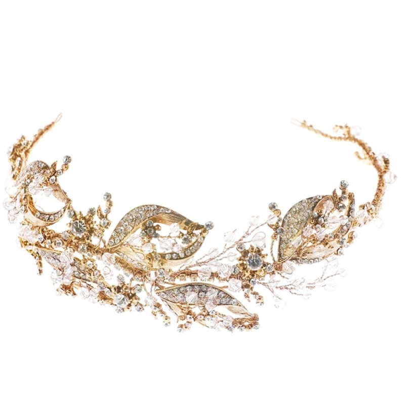 Athena Collection - Luxe Antique Gold Headpiece - Hp218 Antique Gold ...