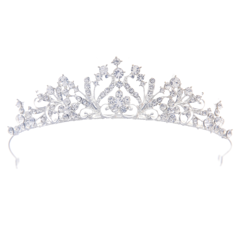 Athena Collection -Delicate Daisy Tiara - Ahb203 Silver | Athena Bridal ...