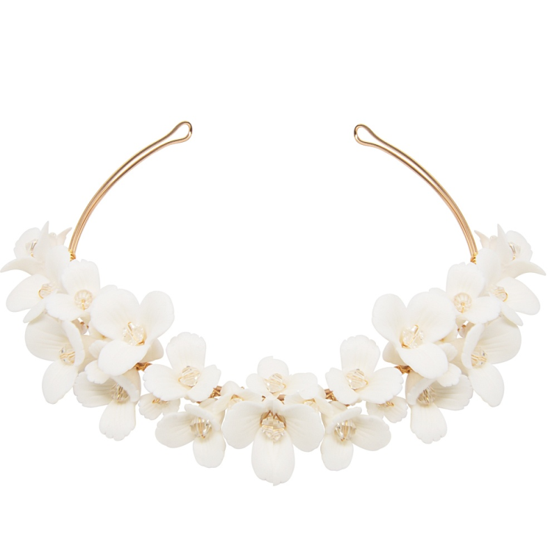 Athena Collection - Floral Divine Headband - Ahb138 Gold | Athena ...