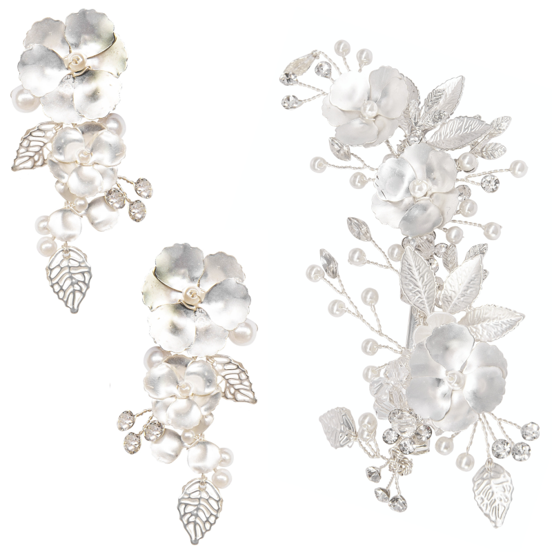 Athena Collection - Luxe Floral Collection - Silver | Athena Bridal ...