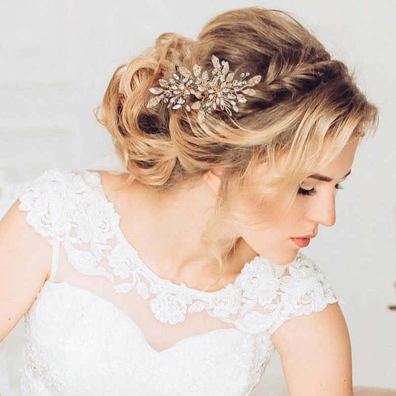 Athena Collection - Bedazzle Gold Comb - Hc259 Gold | Athena Bridal ...