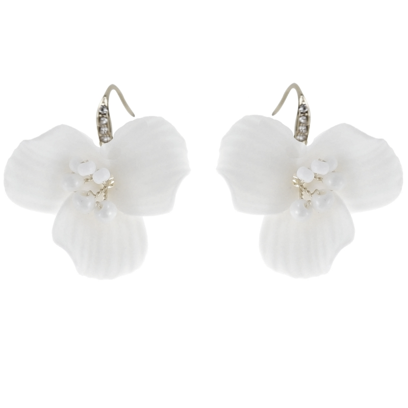 Athena Collection - Divine Flower Earrings - Czer725 Silver | Athena ...