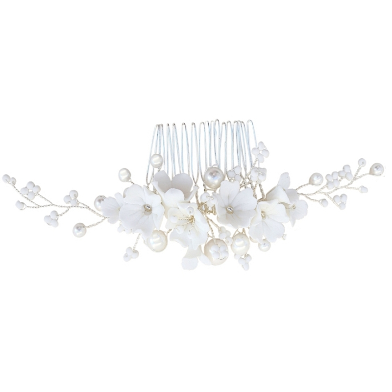 Athena Collection - Pearl Luxe Comb - Hc267 Silver | Athena Bridal ...